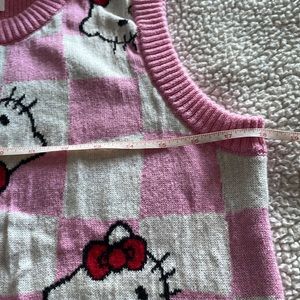 Hello Kitty | Sweaters | Sanrio Hello Kitty Pink Sweater Vest | Poshmark